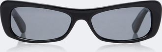 Jacquemus Eckige Sonnenbrille Capri