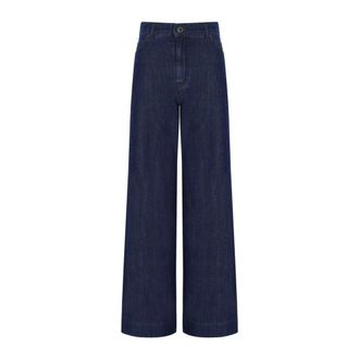 Max Mara Vega Wide Leg Jeans - - Jeans - Damen - Blau - 2XS
