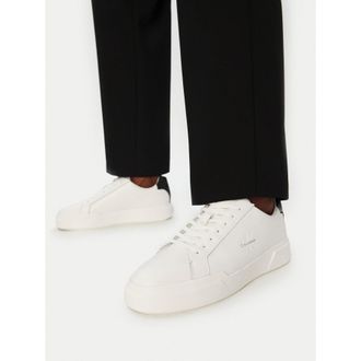 Calvin Klein Sneakers Calvin Klein Chunky Cupsole Laceup Lth YM0YM01344 Wei&szlig;