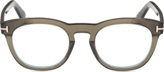 Tom Ford Eyewear lunettes de vue à monture ronde - Vert