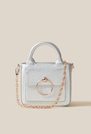 Claudie Pierlot Sac Anouck nano argenté