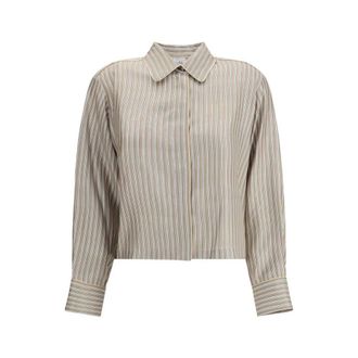 Max Mara Damen, Blusen & Hemden, Beige, XSGr&ouml;&szlig;e