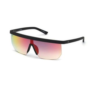 Web Eyewear Homme, Accessoires, Noir, Taille: ONE Size Acetate Square Frame Lunettes de soleil