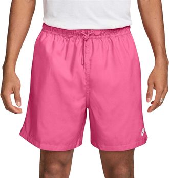 Nike Club Flow Trainingsshorts f&uuml;r Herren (Pinksicle/Wei&szlig;)