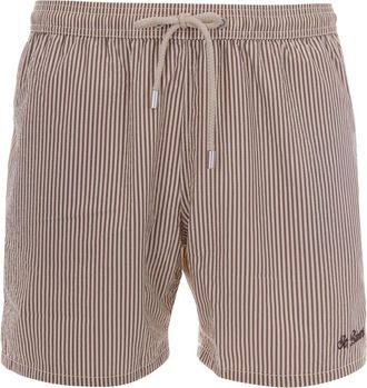 MC2 Saint Barth Homme, Maillots de bain, Brun, Taille: XL Patmos - Short de bain avec poche arri&egrave;re &agrave; rabat