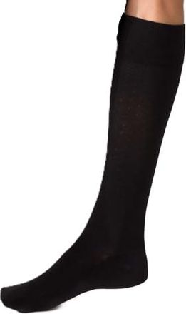 Freebird by Steven Chaussettes montantes pour filles et femmes I Chaussettes hautes extra fines en coton peigné I Chaussettes hautes I Décontractée ou Officiellement Cha