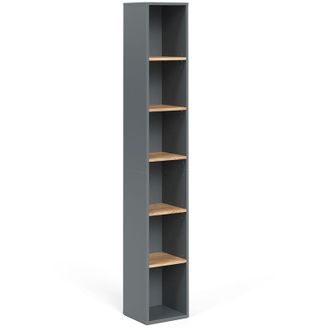 Vicco Armoire haute Viktor, Anthracite/ch&ecirc;ne dor&eacute;, 30x188.6cm