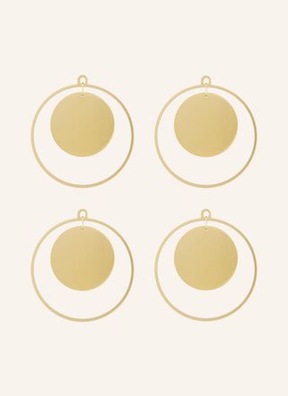 Blomus Blomus 4er-Set Dekoanh&auml;nger Kitai gold