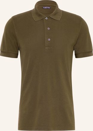 Tom Ford Piqu&eacute;-Poloshirt gruen