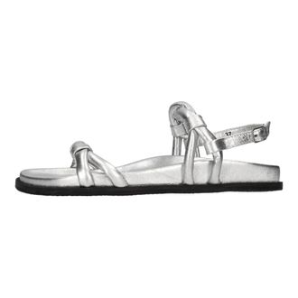 Elena Iachi M55 Ledersandale - - Shoes - Damen - Grau - 39 EU