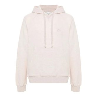 Etro Hellbeiger Strickpullover mit Pegasus-Motiv - - Sweatshirts & Hoodies - Herren - Beige - 2XL