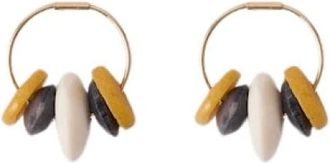 Malababa Femme, Accessoires, Multicolore, Taille: ONE Size Medium Hoop Earrings