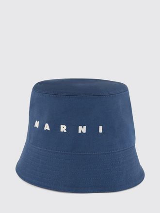 Marni Chapeau bob en coton avec logo contrastant