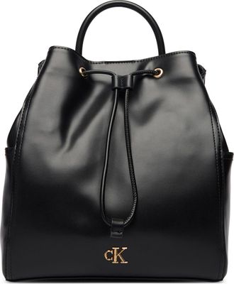 Calvin Klein Rucksack Calvin Klein Ck Drawstring Backpack LV04F3329G Schwarz