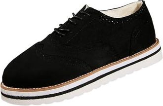 Generic Chaussures d&eacute;contract&eacute;es respirantes et &eacute;l&eacute;gantes pour femme - Couleur unie - Semelle &eacute;paisse - Classique - Confortable - &Agrave; enfiler - Pour le bureau e