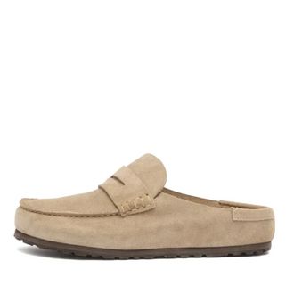 Birkenstock Homme, Chaussures, Beige, Taille: 46 EU Naples Wrapped Regular Fit