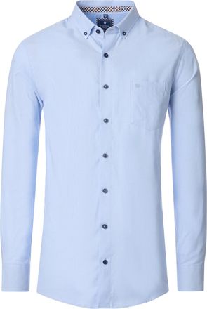 Redmond Freizeithemd Uni Comfort Fit Blau 5XL