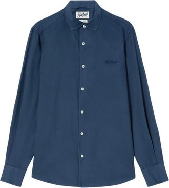 MC2 Saint Barth Homme, Chemises, Bleu, Taille: XL Chemise Shirt