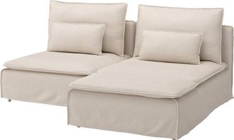 IKEA S&Ouml;DERHAMN 2er-Sofa mit R&eacute;camiere