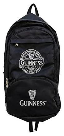 Guinness Sac &agrave; dos pliable Motif St Jamses Gate, Noir, taille unique