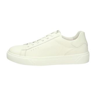 Nero Giardini Homme, Chaussures, Blanc, Taille: 44 EU Baskets en Cuir de Style Italien