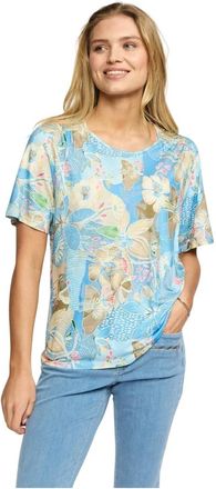 2-Biz Femme, Tops, Multicolore, Taille: 44 FR T-Chemises