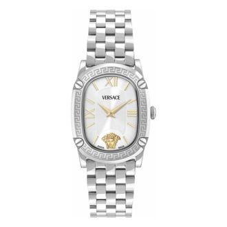 Versace Femme, Accessoires, Gris, Taille: ONE Size Montre Greca Couture