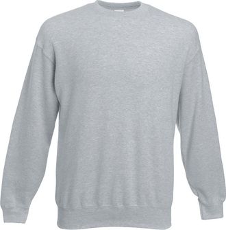 Fruit Of The Loom Classic Sweatshirt Set-In Sweat (5XL, Heather Grey)