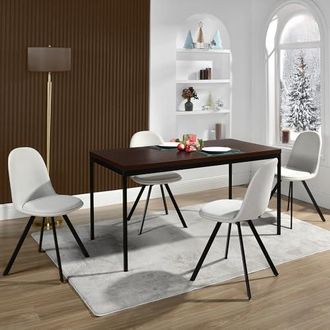 Furniture R Robuster Aktivitätstisch für Schule & Kita | 120x70x75cm | Starke 3,8cm MDF-Platte | Metallgestell | Kinder Tisch