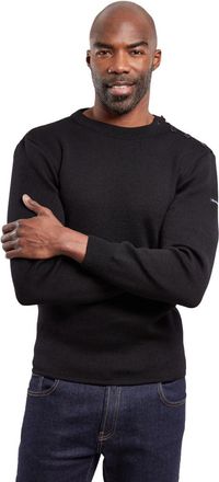 Armor Lux Herren-Pullover einfarbig Fouesnant Gr. XXL, Schwarz (010 Schwarz 10)