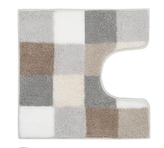 Kleine Wolke Badteppich WC-Vorleger Caro, 55x 55 cm, Kaschmir