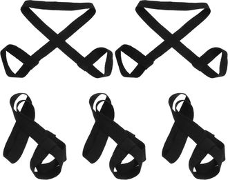 Milisten Verstellbarer Yogagurt aus Robustem Nylon 5 St&uuml;ck Pack Leichter Tragegurt f&uuml;r Yogamatten Pilatesmatten und Fitnesszubeh&ouml;r Aufbewahrungs und Transportg