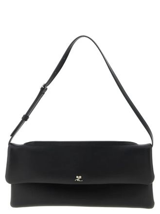 Courr&egrave;ges Hobo Bags - Wrist Clutch - Gr. unisize - in Schwarz - f&uuml;r Damen