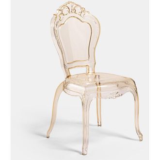Biscottini International Chaises en polycarbonate Fauteuil en plastique dext&eacute;rieur Chaise de Cuisine et Salon Fauteuils de Salle &agrave; manger et Chambre