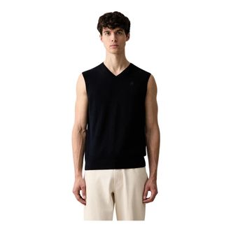 Karl Lagerfeld &Auml;rmellose Strickware - - Knitwear - Herren - Blau - XL