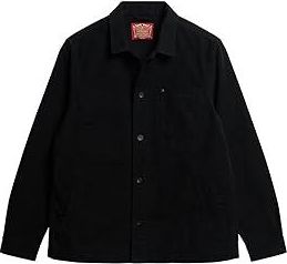 Superdry The Merchant Store Veste en moleskine pour homme, Noir, XXL