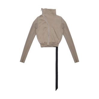 Rick Owens SweaT-shirt zipp&eacute; Mountain - Femme - Sweatshirts et sweats &agrave; capuche - Beige - Taille: 42 FR