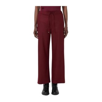 Max Mara Femme, Pantalons, Rouge, Taille: 38 FR Wide Pantalons