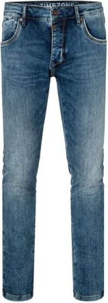 Timezone Herren Slim ScottTZ Freizeithose, Blue Scrub wash, 30
