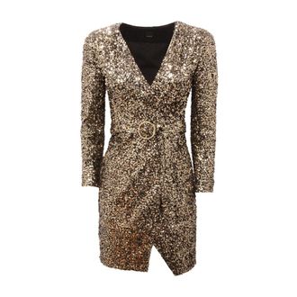 Pinko Ottaviano Kleid - - Dresses - Damen - Gelb - 2XS