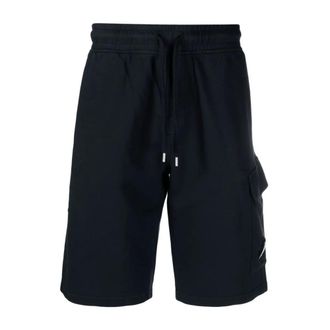 C.P. Company Blaue Casual Shorts mit Cargotasche - - Shorts - Herren - Blau - XL