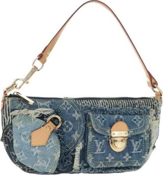 Louis Vuitton Sac bandouli&egrave;re Monogram Denim Pre-owned - Femme - Pre-owned - Bleu - Taille: ONE Size