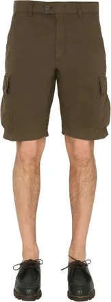 Aspesi Cotton Cargo Shorts - Green