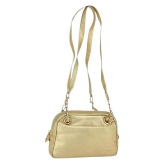 Loewe Pre-owned Leder-Umh&auml;ngetasche - - Pre-owned - Damen - Gelb - ONE SIZE