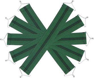 NUOBESTY 5 St&uuml;ck Teiliges Gr&uuml;ne Elastische Verst&auml;rkungsgurte f&uuml;r Relaxsessel Rei&szlig;feste Dicke Anti Break b&auml;nder zur Stuhlreparatur Strapazierf&auml;hige Flexible Lie