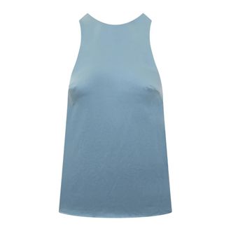 Loulou Studio Seiden-Tanktop - - Tops - Damen - Blau - M