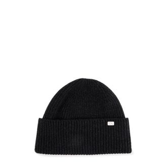 Varsity Bonnet &agrave; revers en laine et cachemire