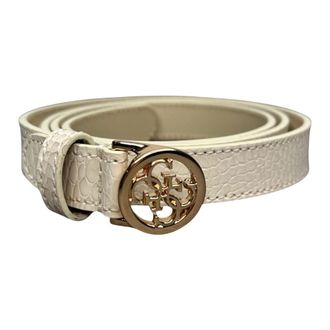 Guess Silvye Belt - Femme - Accessoires - Blanc - Taille: M