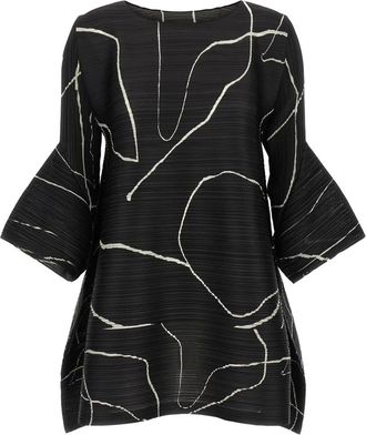 Issey Miyake Damen, Kleider, Schwarzk, LGr&ouml;&szlig;e