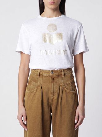 Isabel Marant T-shirt slim en coton avec logo imprim&eacute;